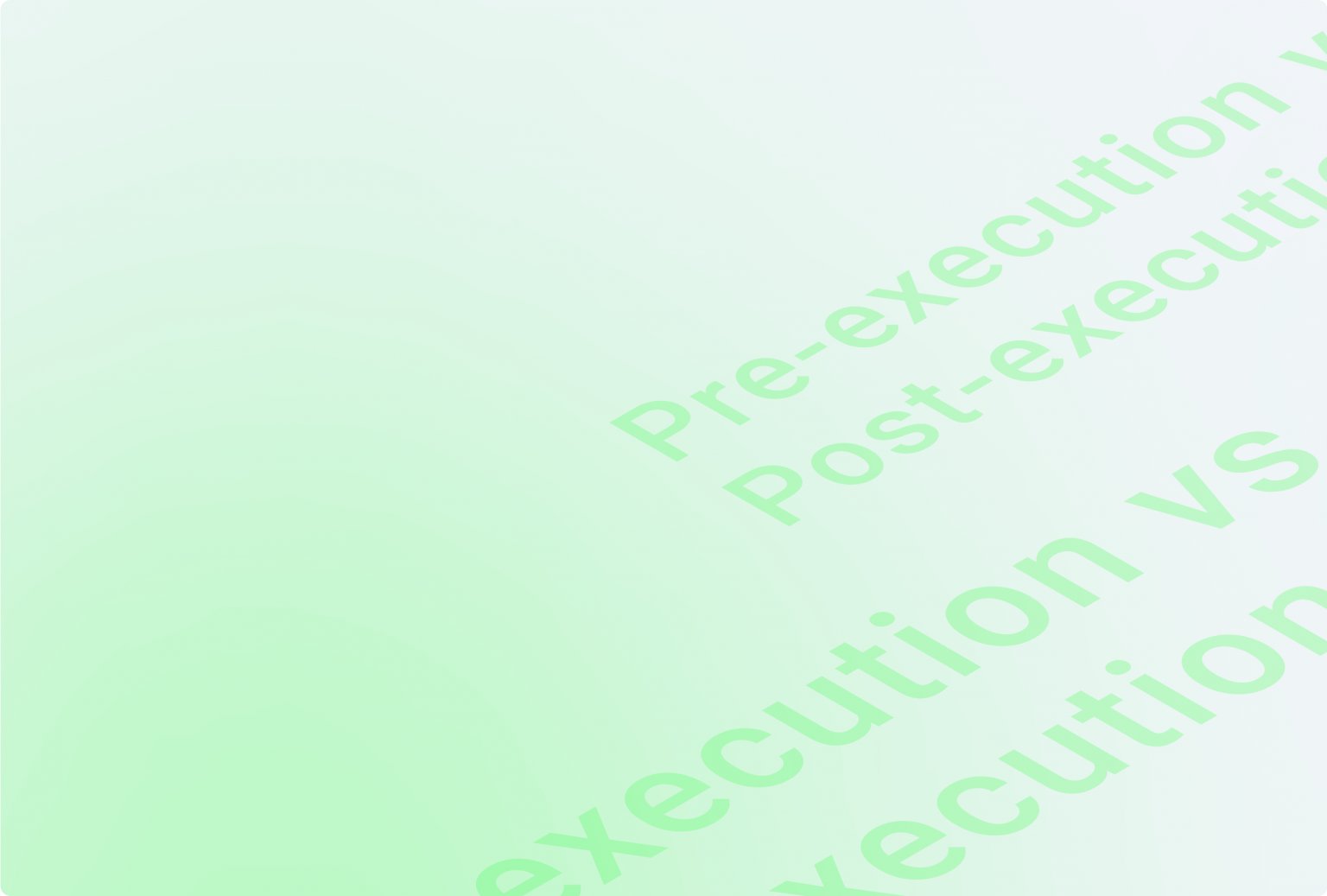 Pre Execution Vs Post Execution Whats The Difference Articles